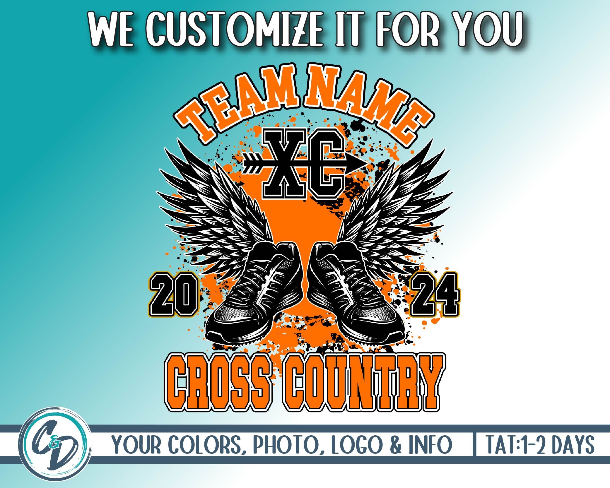 Custom Cross Country Design, Customized Cross Country PNG, Cross ...