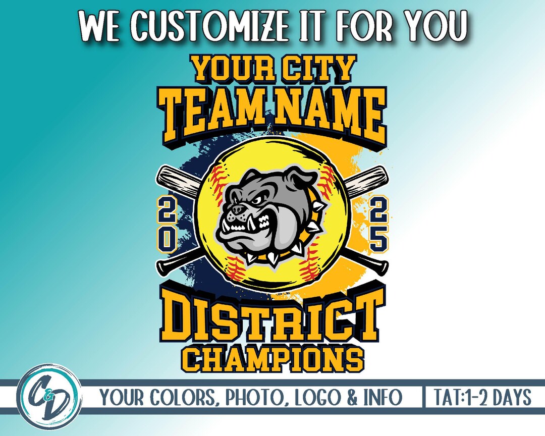 Trending Softball Champions PNG, Custom Softball Playoffs Design ...