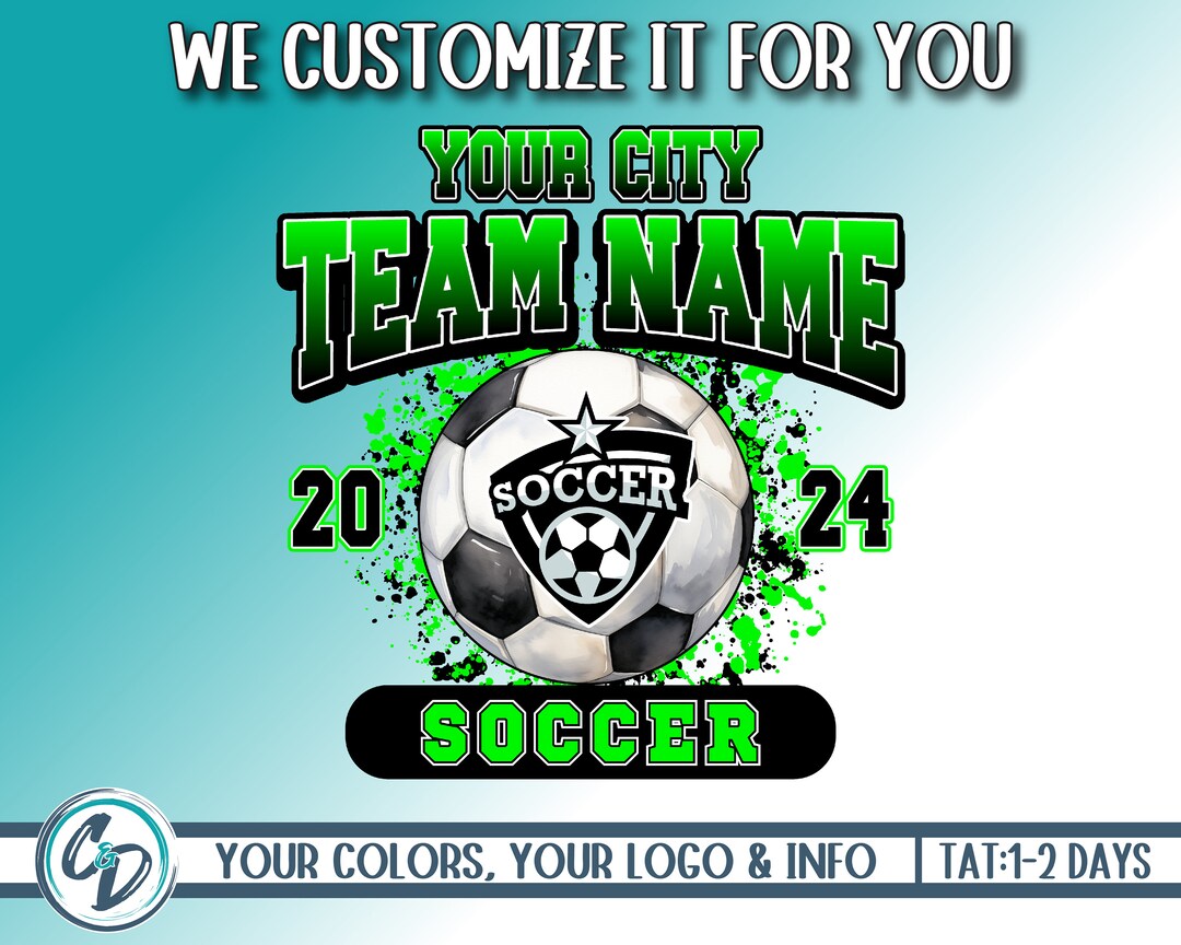 Custom Soccer Team Design, Soccer Custom Mascot PNG, Shirt Design ...