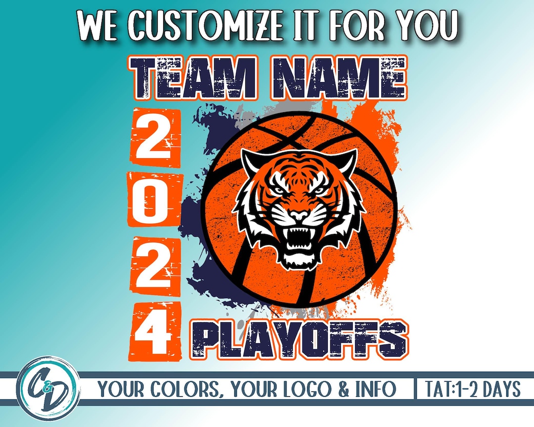 Trending Basketball Playoffs Design, Basketball Custom Mascot PNG ...
