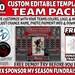 Corjl Editable BMX Sponsor My Season Fundraiser, Bicycle Racing Team ...