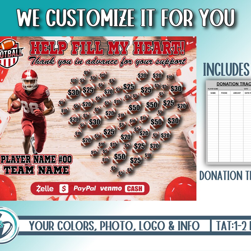 Football Valentine - Etsy