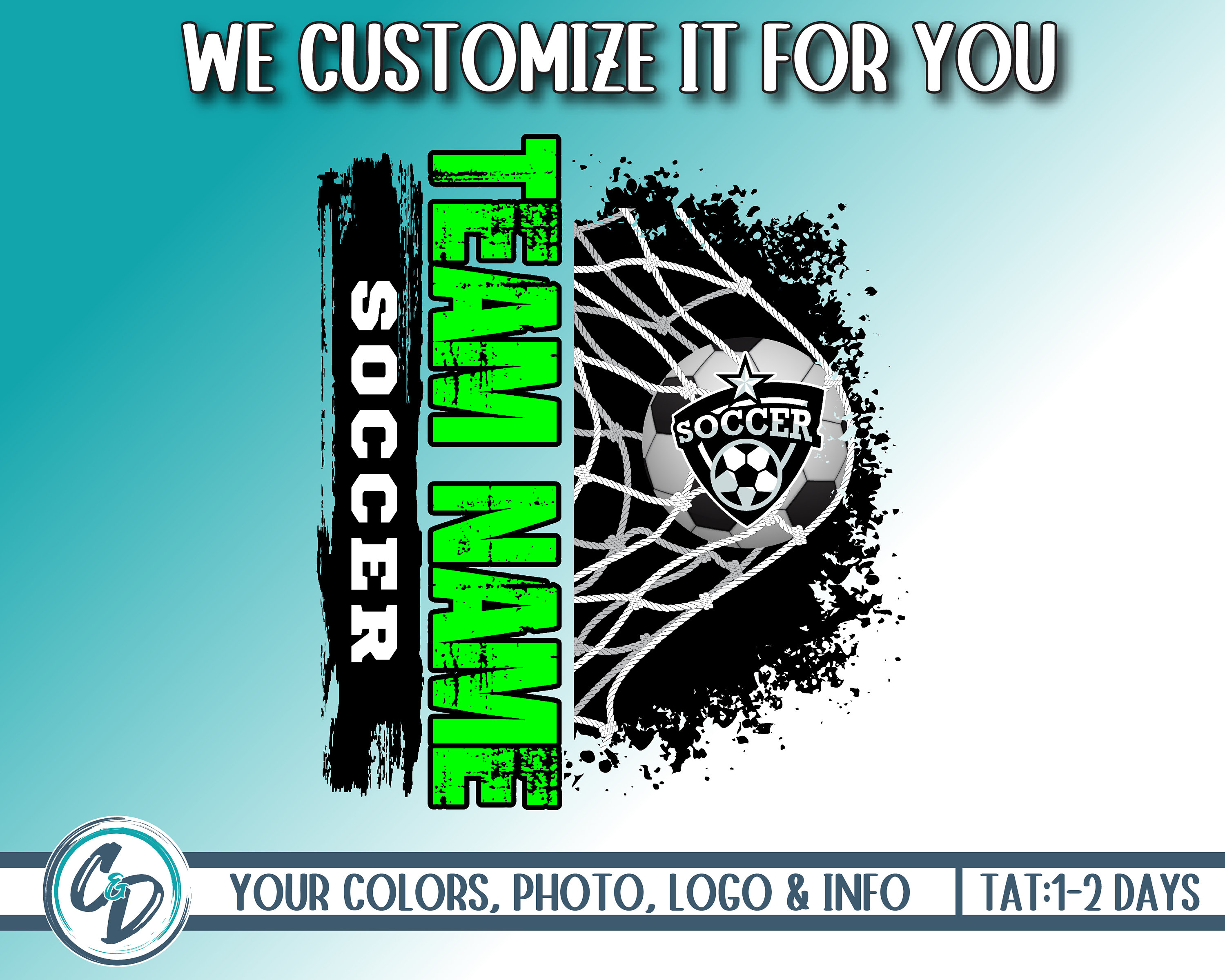 Custom Soccer Team Design, Soccer Custom Mascot PNG, Shirt Design ...