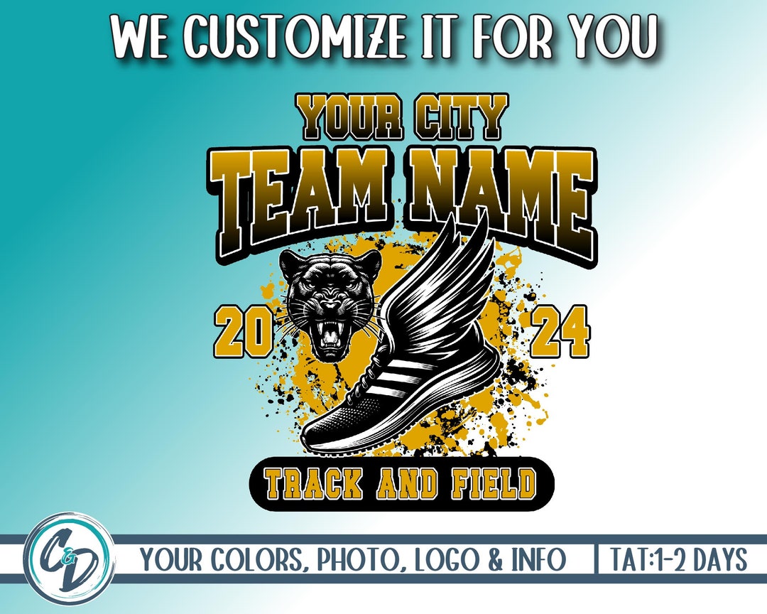 Custom Track and Field Team Design, Track Custom Mascot PNG ...