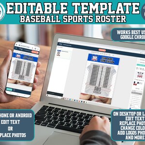 Customizable Dance Roster Template Pack , 4 Designs Included, Corjl ...