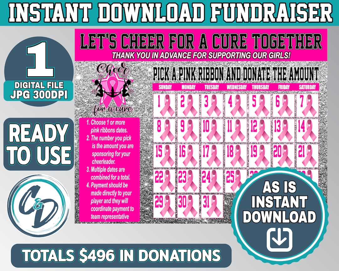 Cheerleading Breast Cancer Awareness Month Fundraiser, Cheer Pink ...