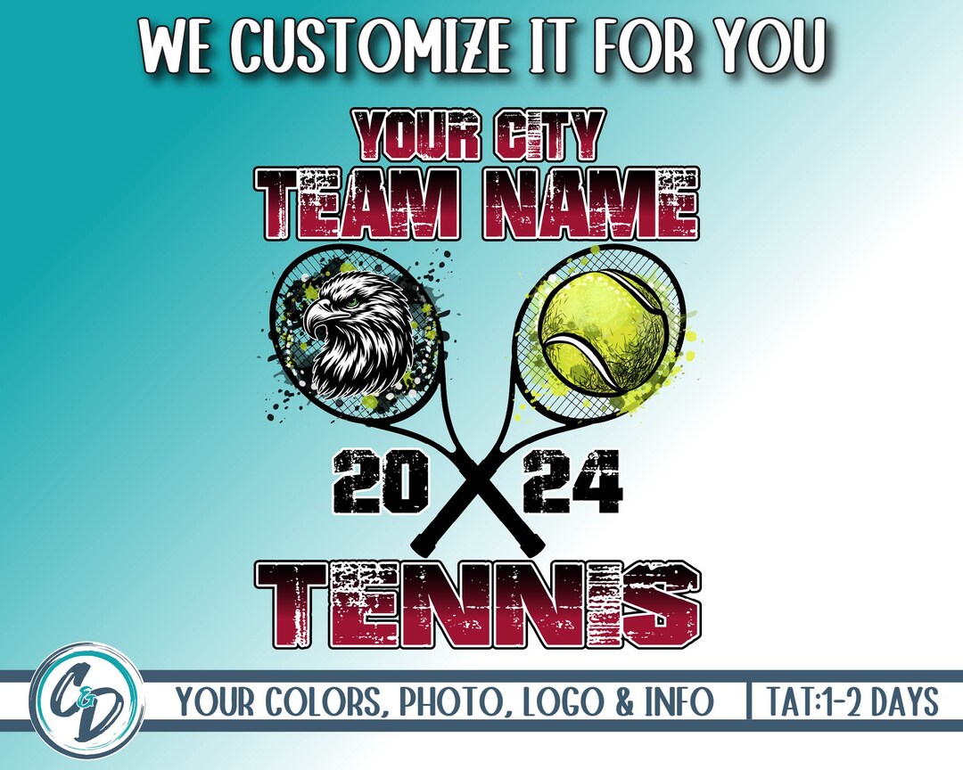 Custom Tennis Design, Tennis Custom Mascot PNG, Tennis Shirt Design ...