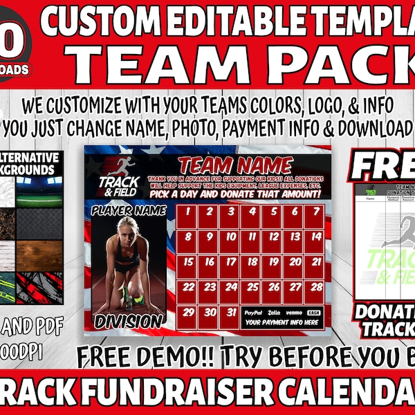 Fundraiser Calendar - Etsy