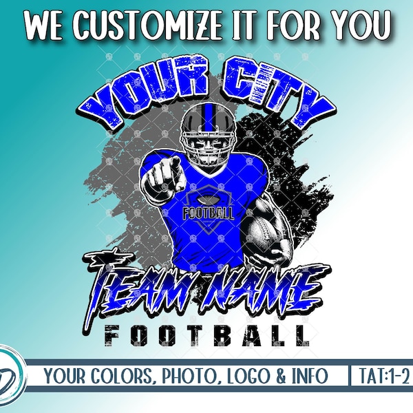 Football Custom Design Png - Etsy