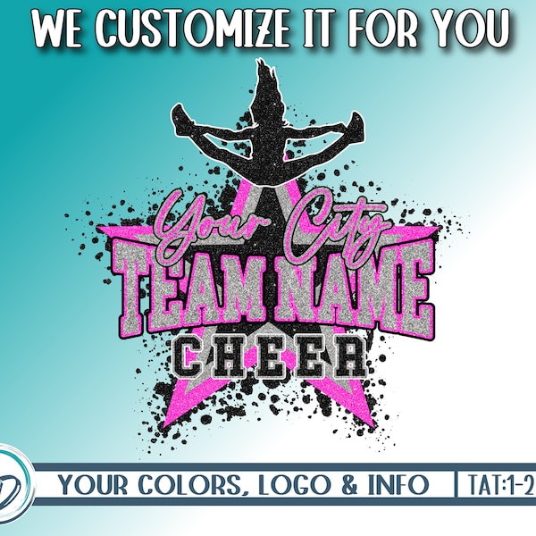 All Star Cheer Logo - Etsy