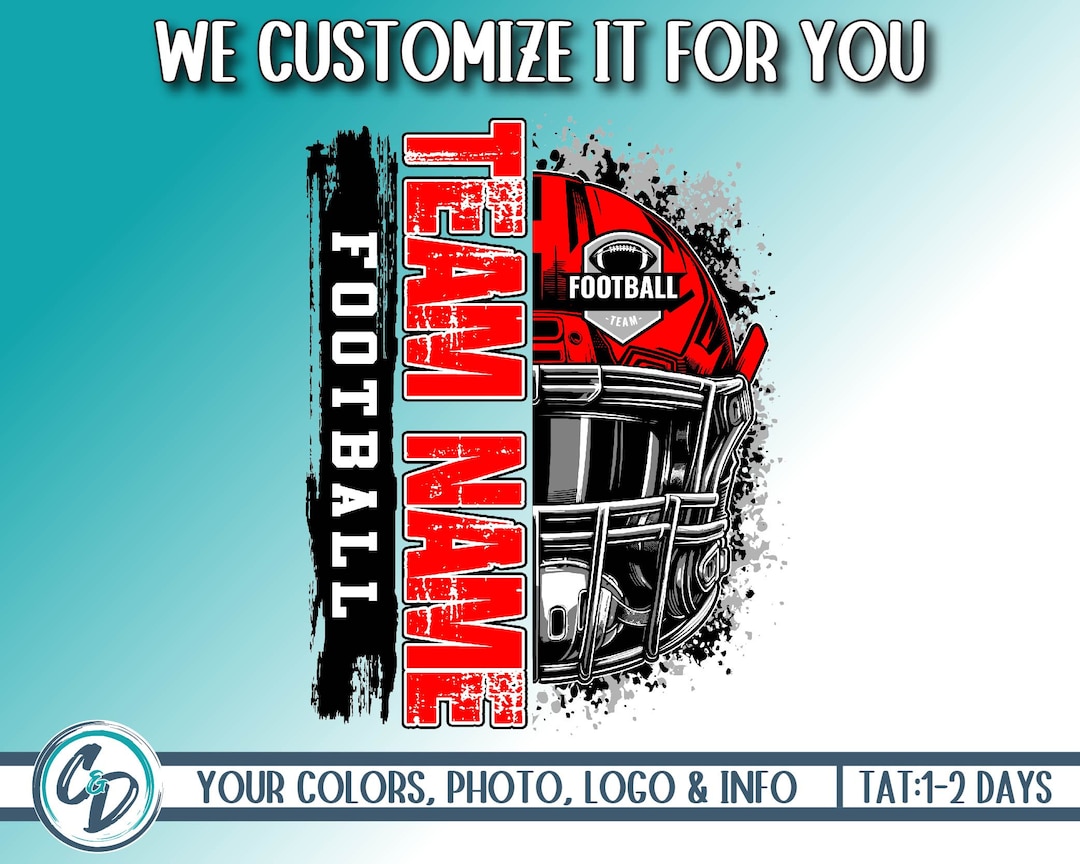 Custom Football Helmet Design, Football Custom Mascot PNG, Sublimation ...