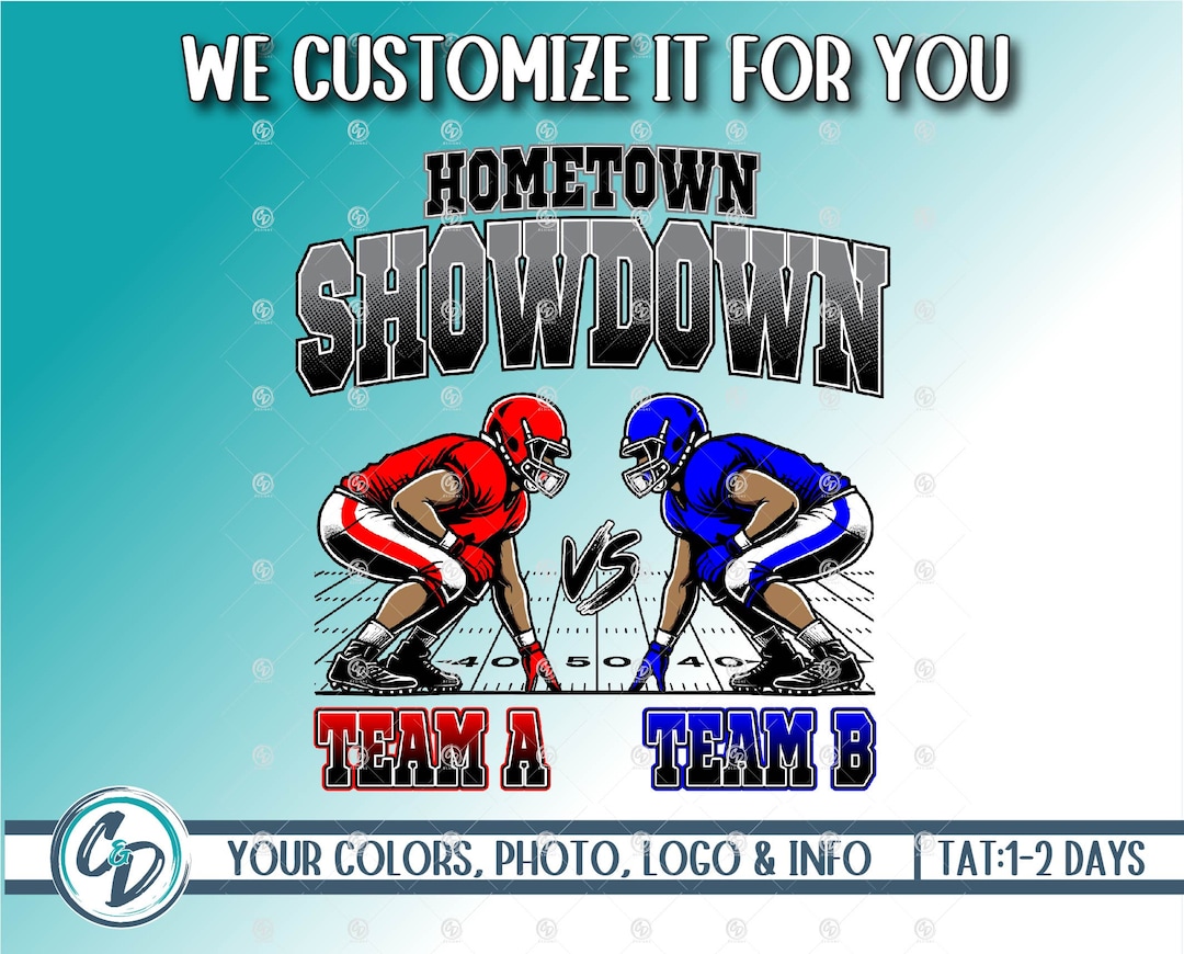 Custom Football Versus Design, Personalized Football Vs Design ...