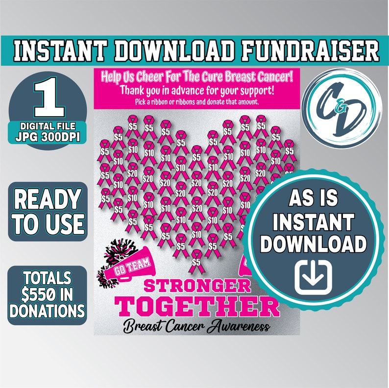 Cheerleading Breast Cancer Awareness Month Fundraiser, Cheer Pink ...
