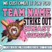 Custom Baseball Breast Cancer Design, Personalized Baseball Cancer PNG ...