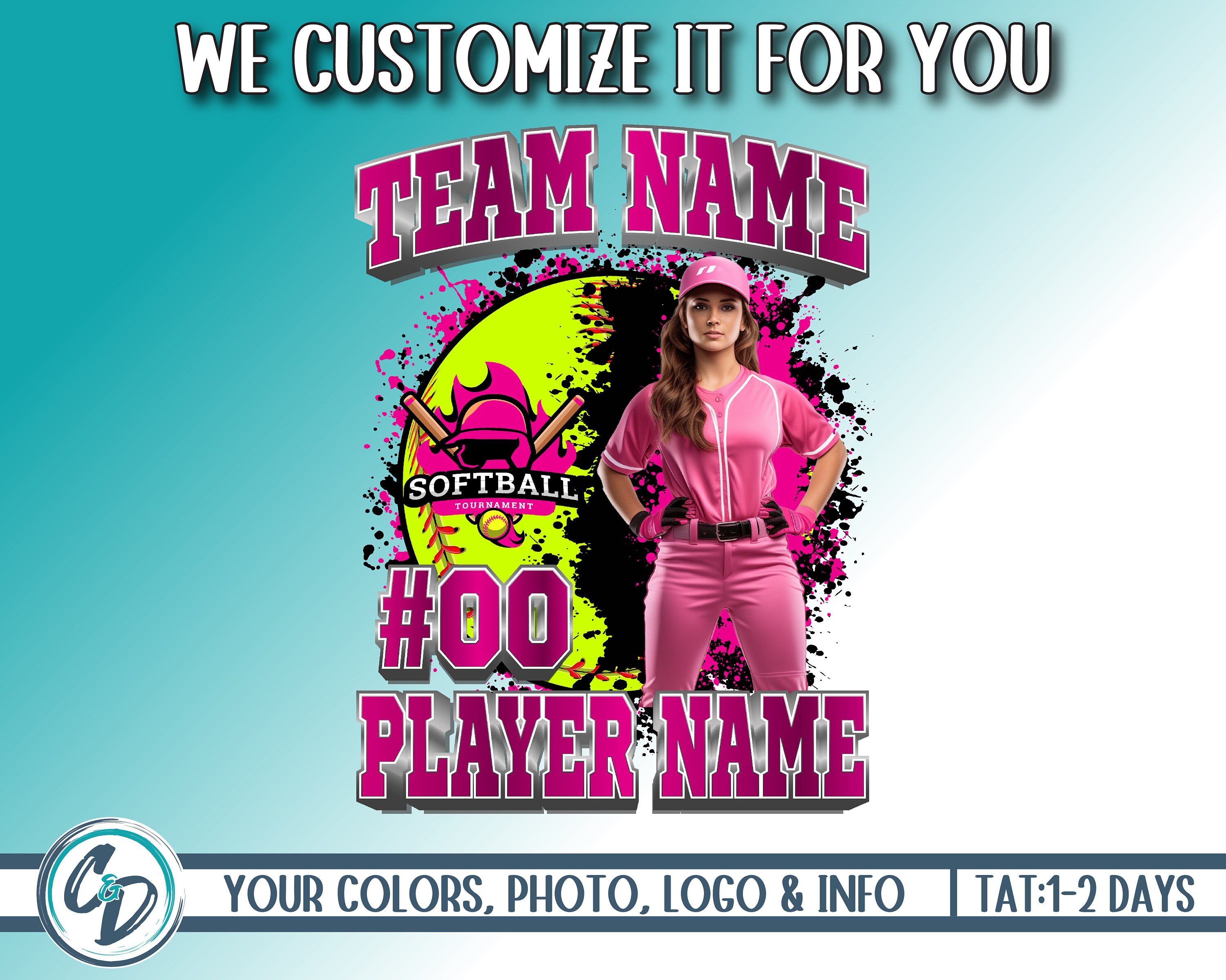 Custom Softball PNG Design, Softball Custom Sublimation Shirt Design ...