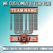 Football Shirt Back Custom PNG, Custom Football Roster Design, Shirt ...