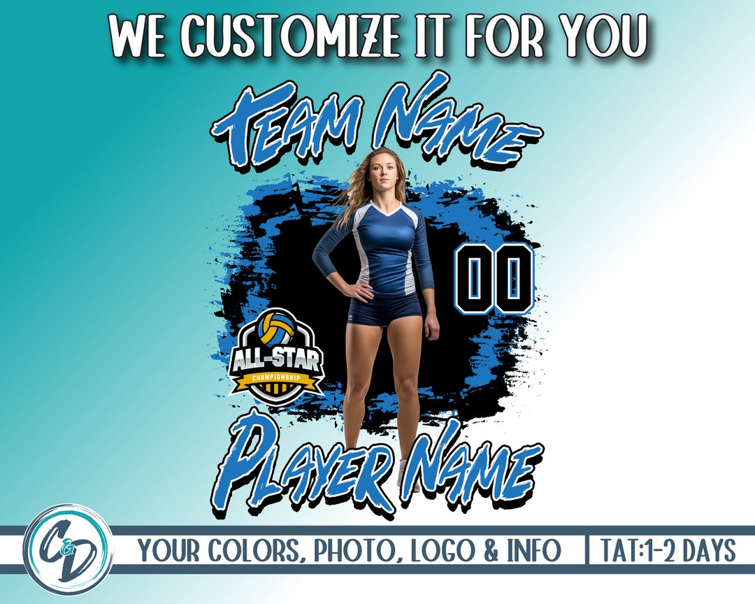 Custom Volleyball Design, Volleyball Custom PNG, Shirt Design, Paint ...