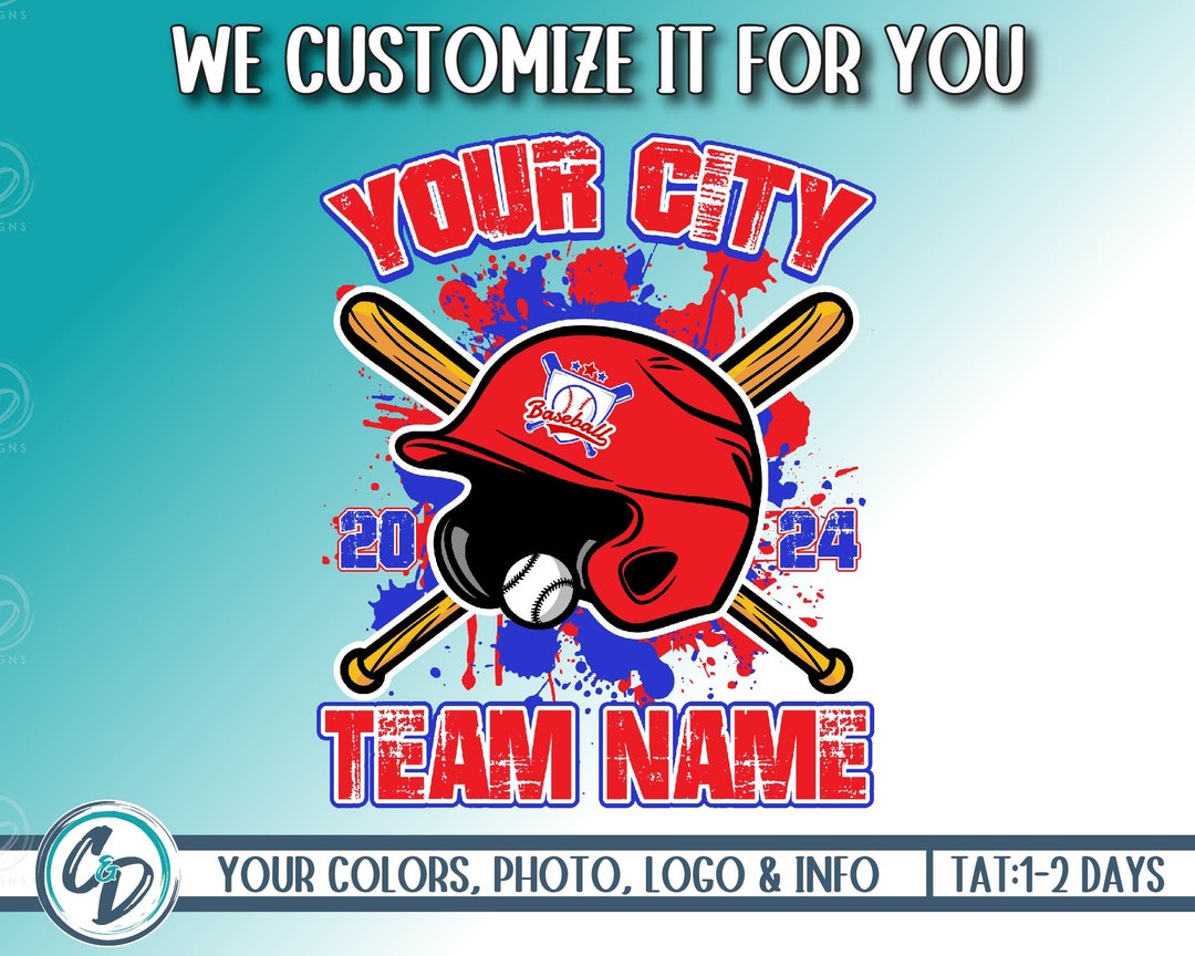 Custom Baseball Helmet Design, Baseball Team Custom Mascot Png ...
