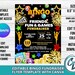 Cheer Gold Bingo Fundraiser Flyer Editable Bingo Fundraiser Day Canva ...