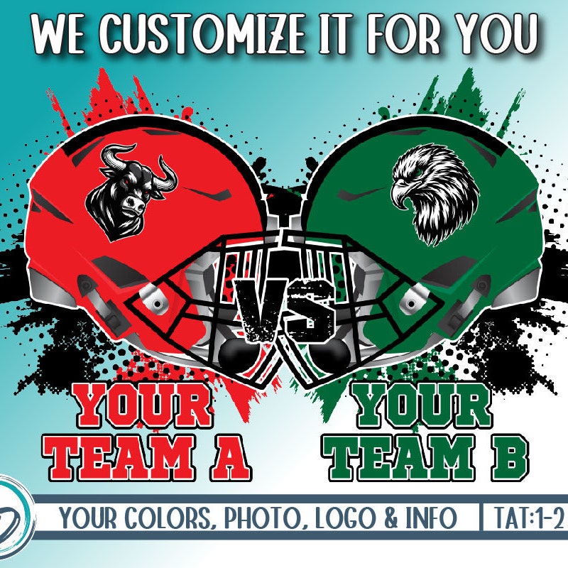 Football Rivalry Designs - Etsy