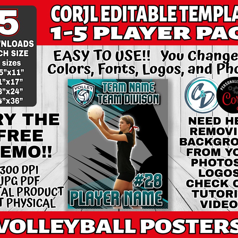 Volleyball Poster Ideas - Etsy