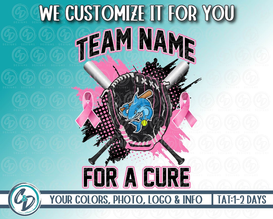 Softball Breast Cancer Awareness PNG, Custom Softball Breast Cancer ...