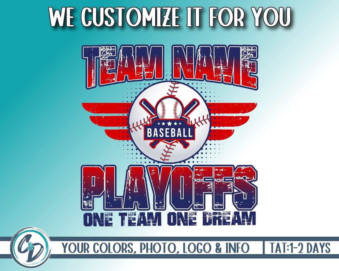 Custom Baseball Playoffs Design, Baseball Team Custom Mascot PNG ...