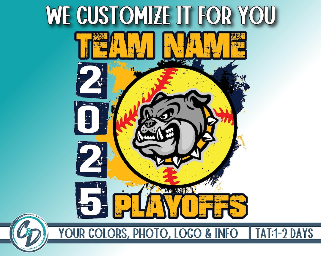 Trending Custom Softball Playoffs PNG, Softball Champions Design, State ...