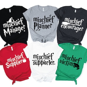 Universal Studios Family Shirts, Mischief Manager Shirt, Wizard Shirts ...