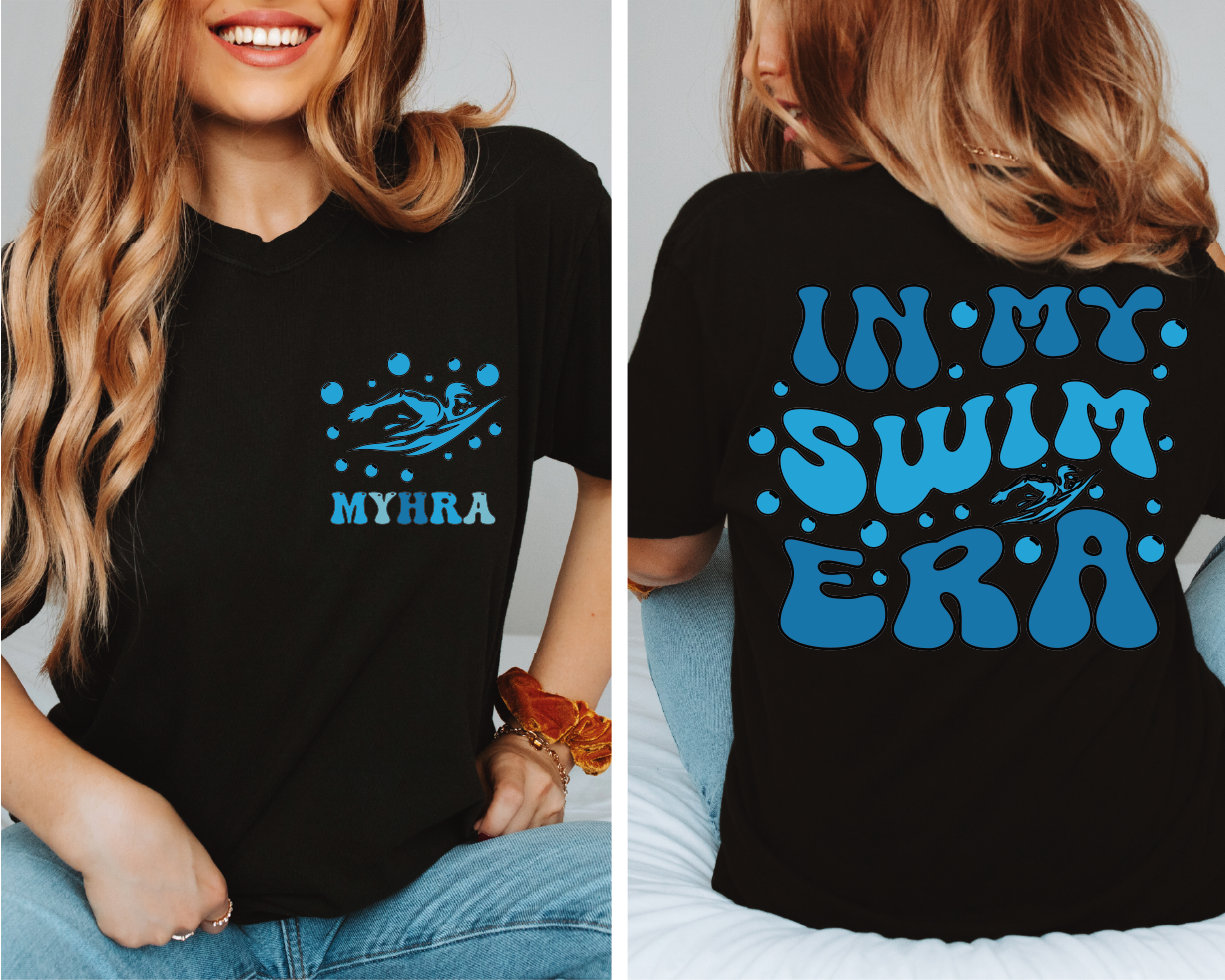 Custom in My Swim Era Shirt, in My Swim Era Shirt, Custom Swim Shirt ...
