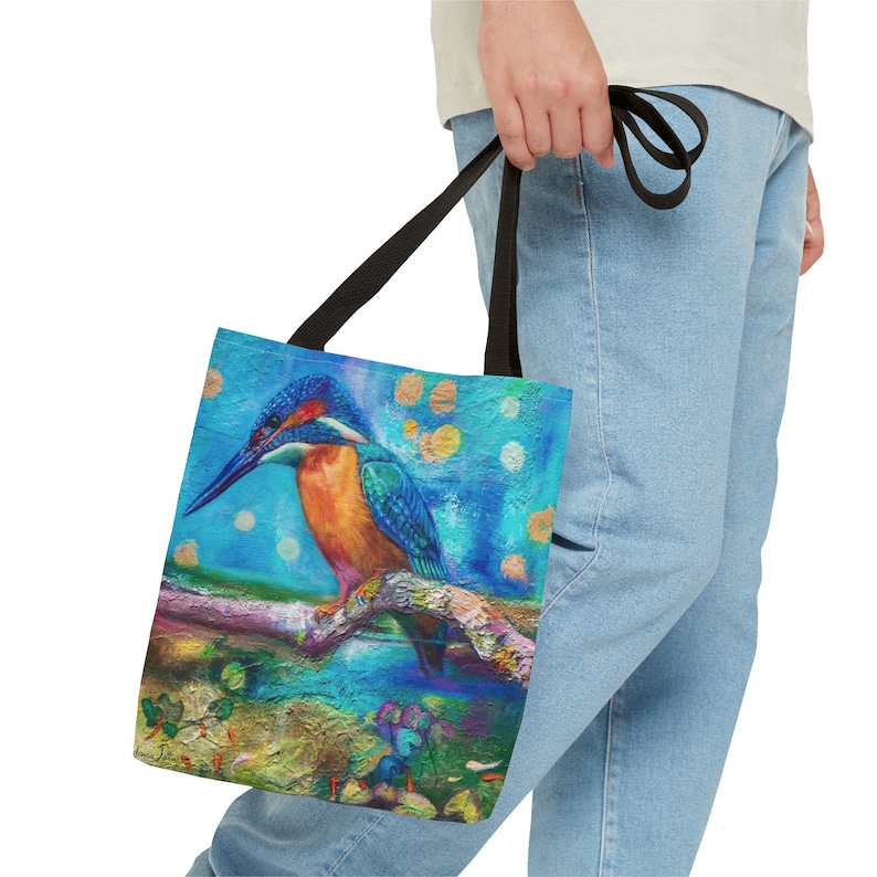 Fine Art Tote Bag - Peaceful Blue Monarch - Etsy