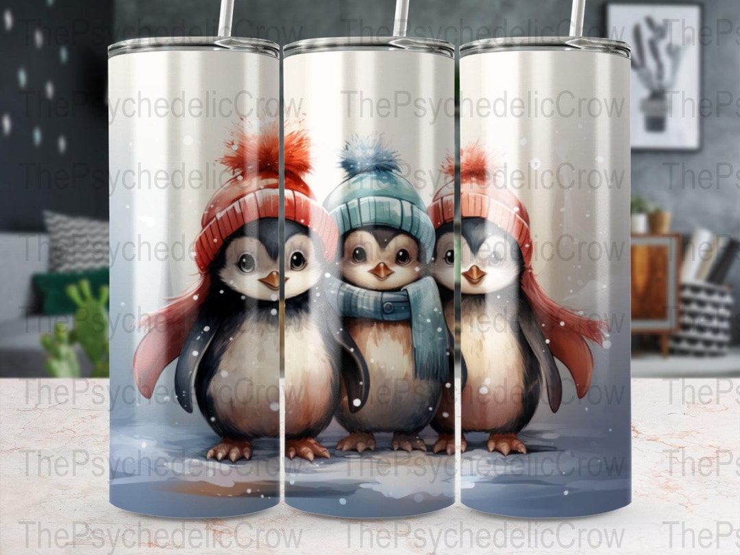 Chibi Penguins Sublimation Tumbler Wrap 20oz Straight/skinny, Tapered DIGITAL FILE ONLY - Etsy