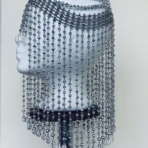 Crystal Headpiece _ Show Headpiece _silver Headpiece _ Bridal Headpiece ...