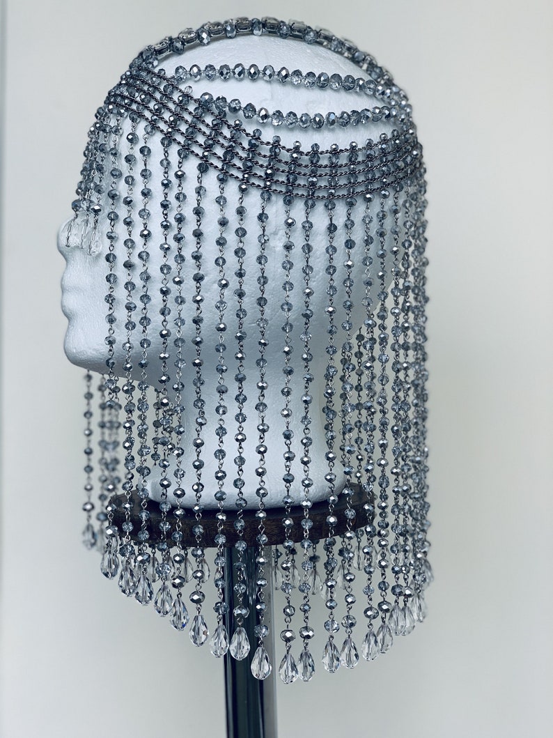 Crystal Headpiece _ Show Headpiece _silver Headpiece _ Bridal Headpiece ...