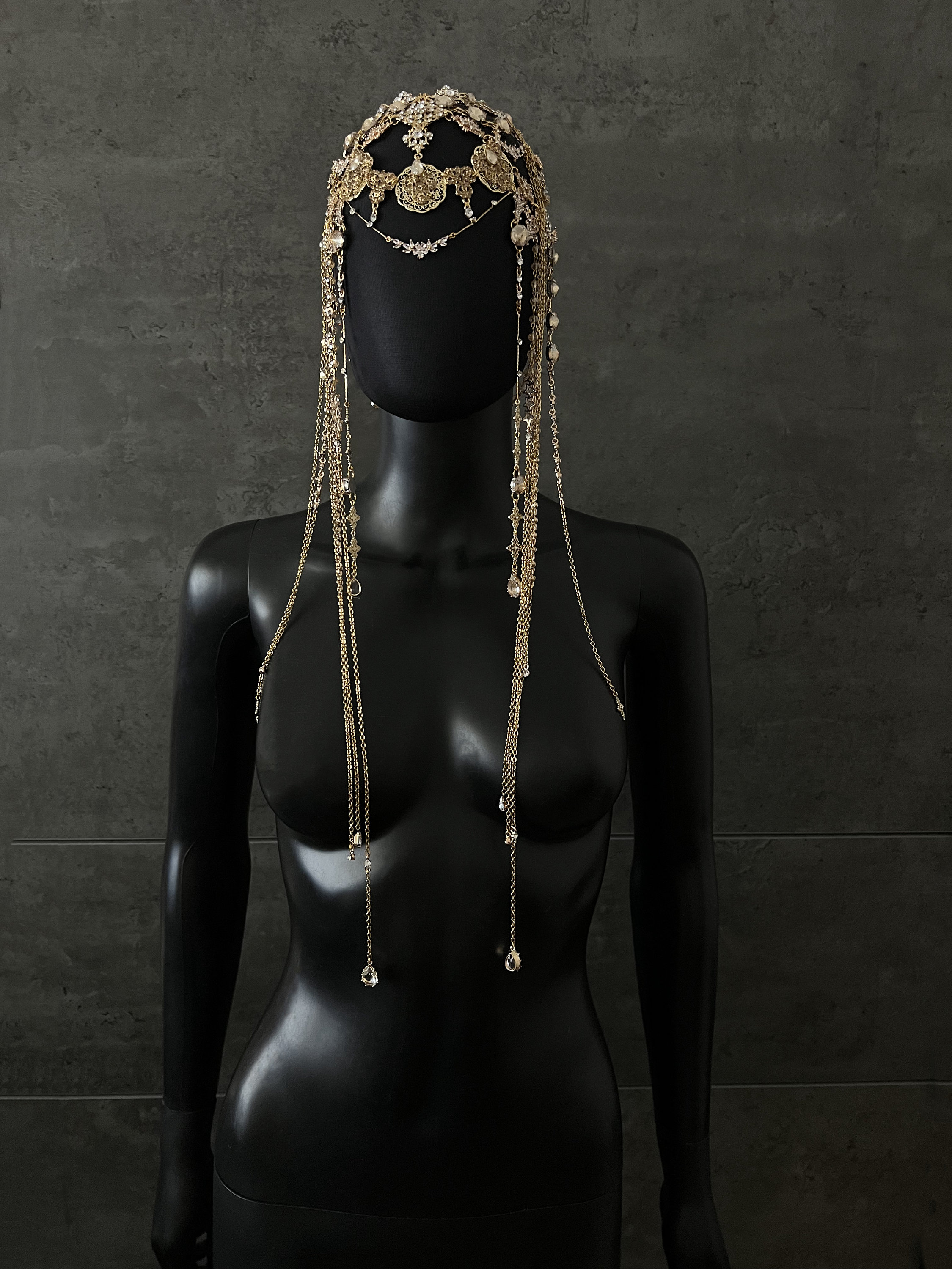 Gold Crystal Headpiece _stunning Wedding Headpiece_ Gorgeous Gold ...