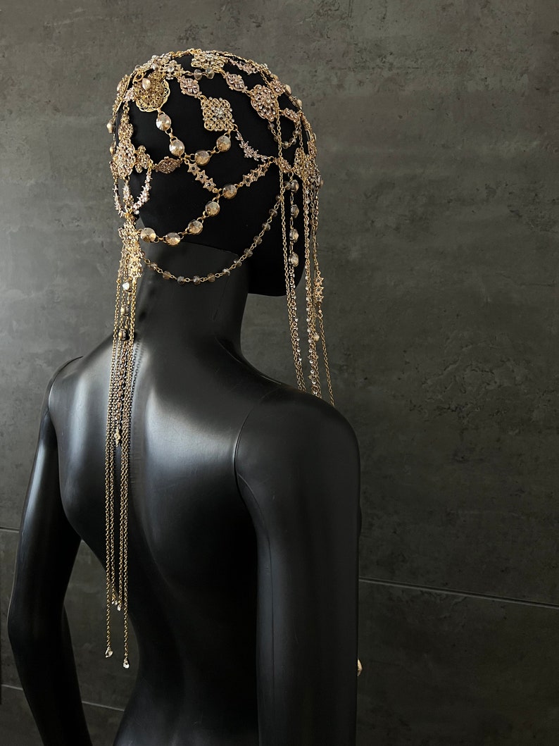 Gold Crystal Headpiece _stunning Wedding Headpiece_ Gorgeous Gold ...