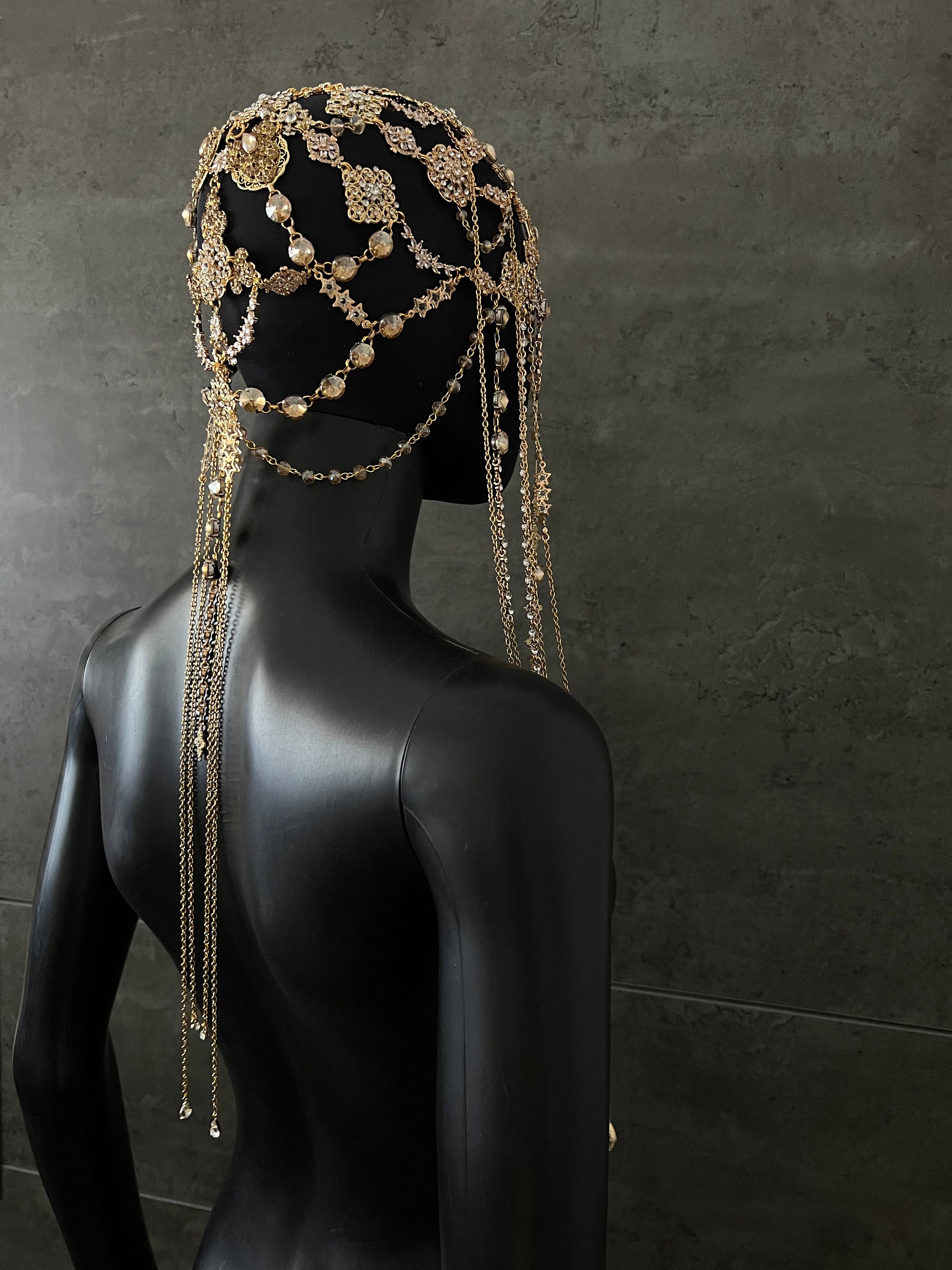 Gold Crystal Headpiece _stunning Wedding Headpiece_ Gorgeous Gold ...