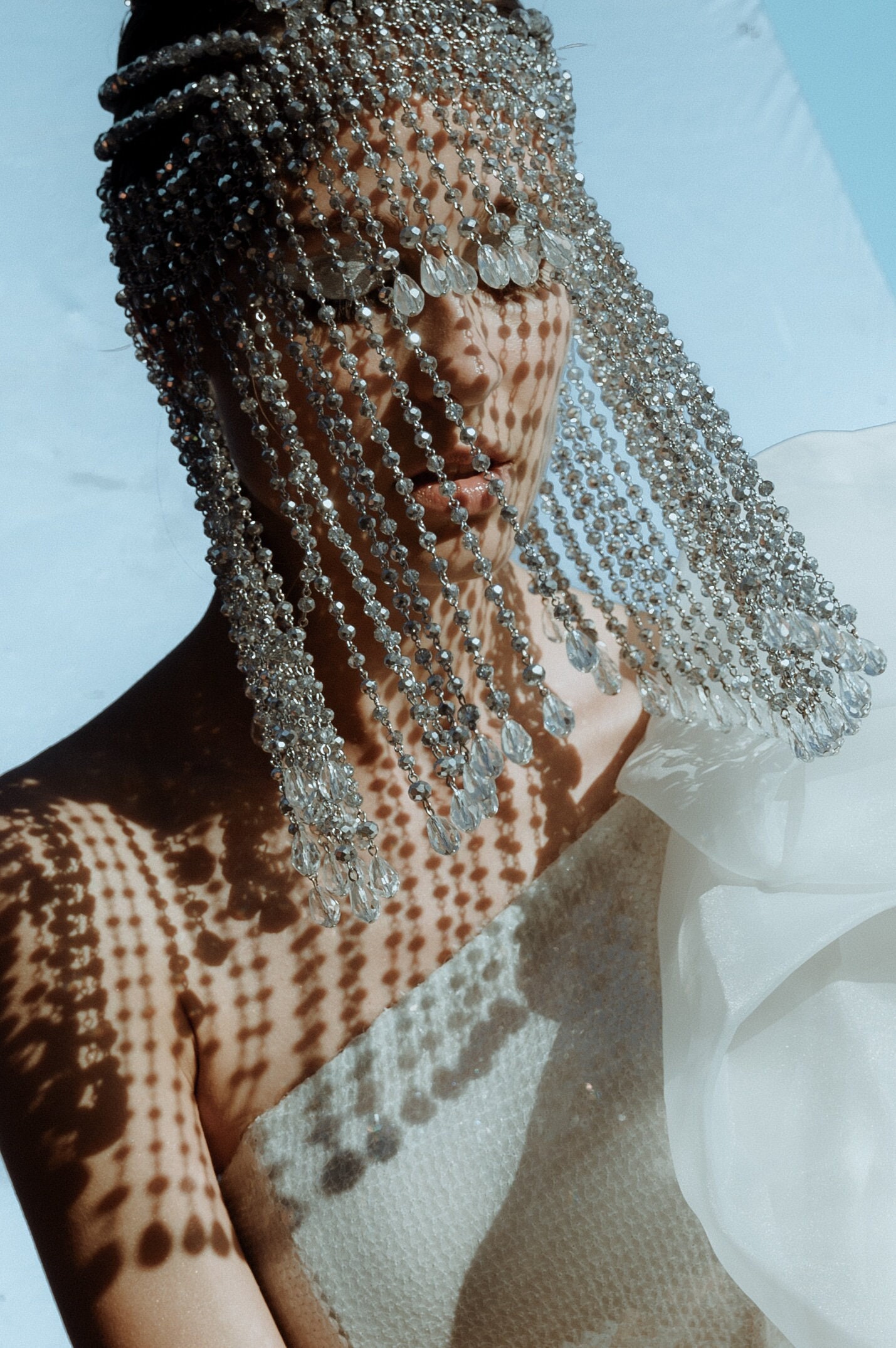 Crystal Headpiece _ Show Headpiece _silver Headpiece _ Bridal Headpiece ...