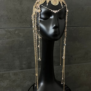 Gold Crystal Headpiece _stunning Wedding Headpiece_ Gorgeous Gold ...