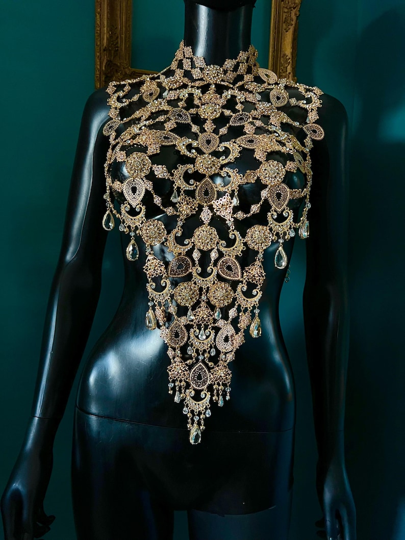 Body Necklace_crystal Necklace_wedding Necklace_statement Necklace ...