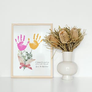 Mommy Handprint Art, Mothers Day Craft Activity, Mother's Day Printable ...