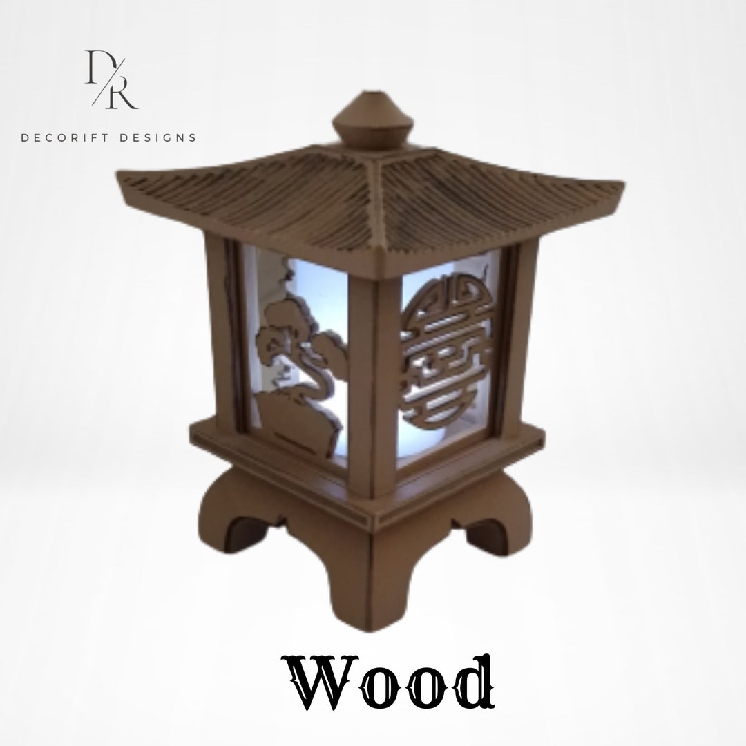 Japanese LED Lantern, 3D Print - Etsy