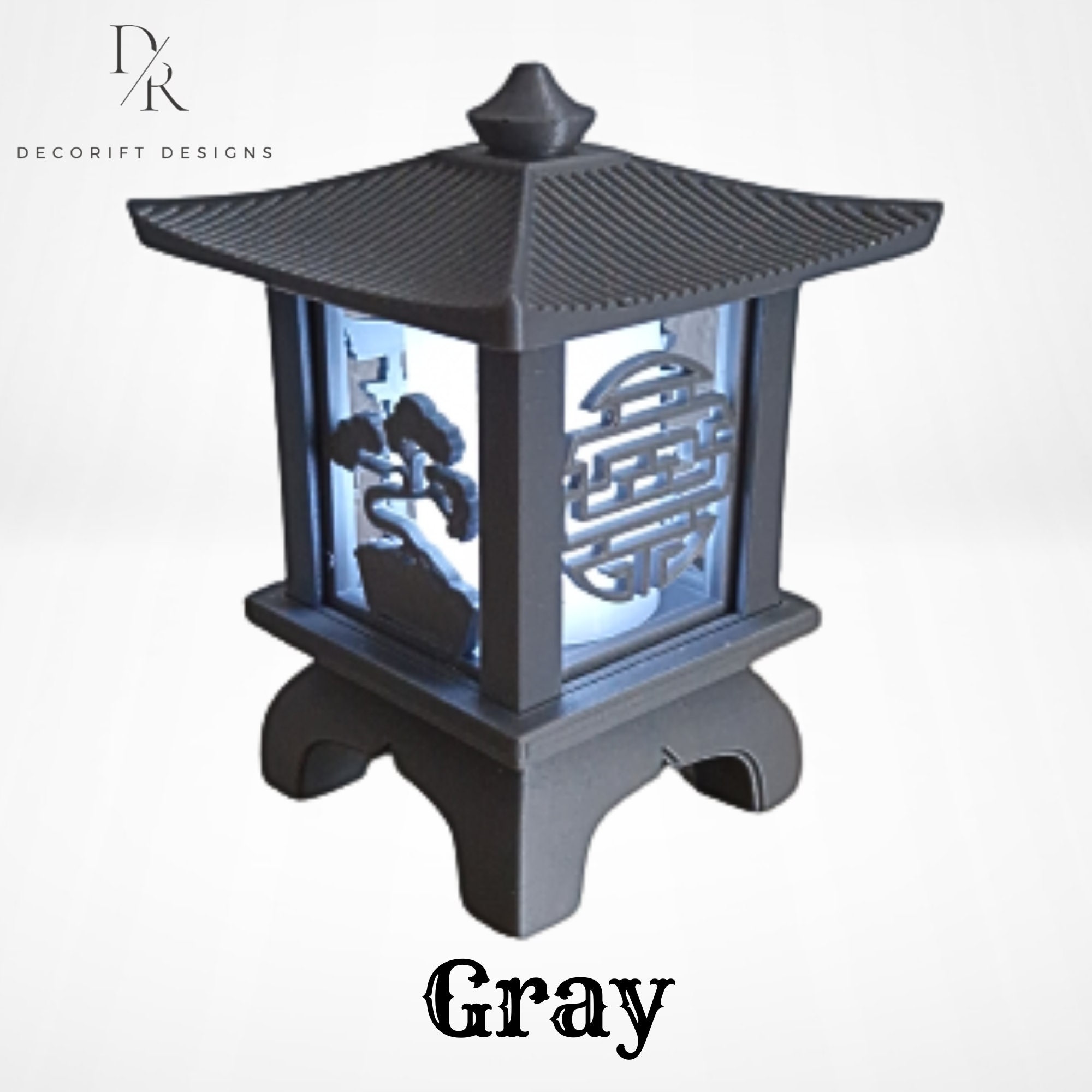Japanese LED Lantern, 3D Print - Etsy