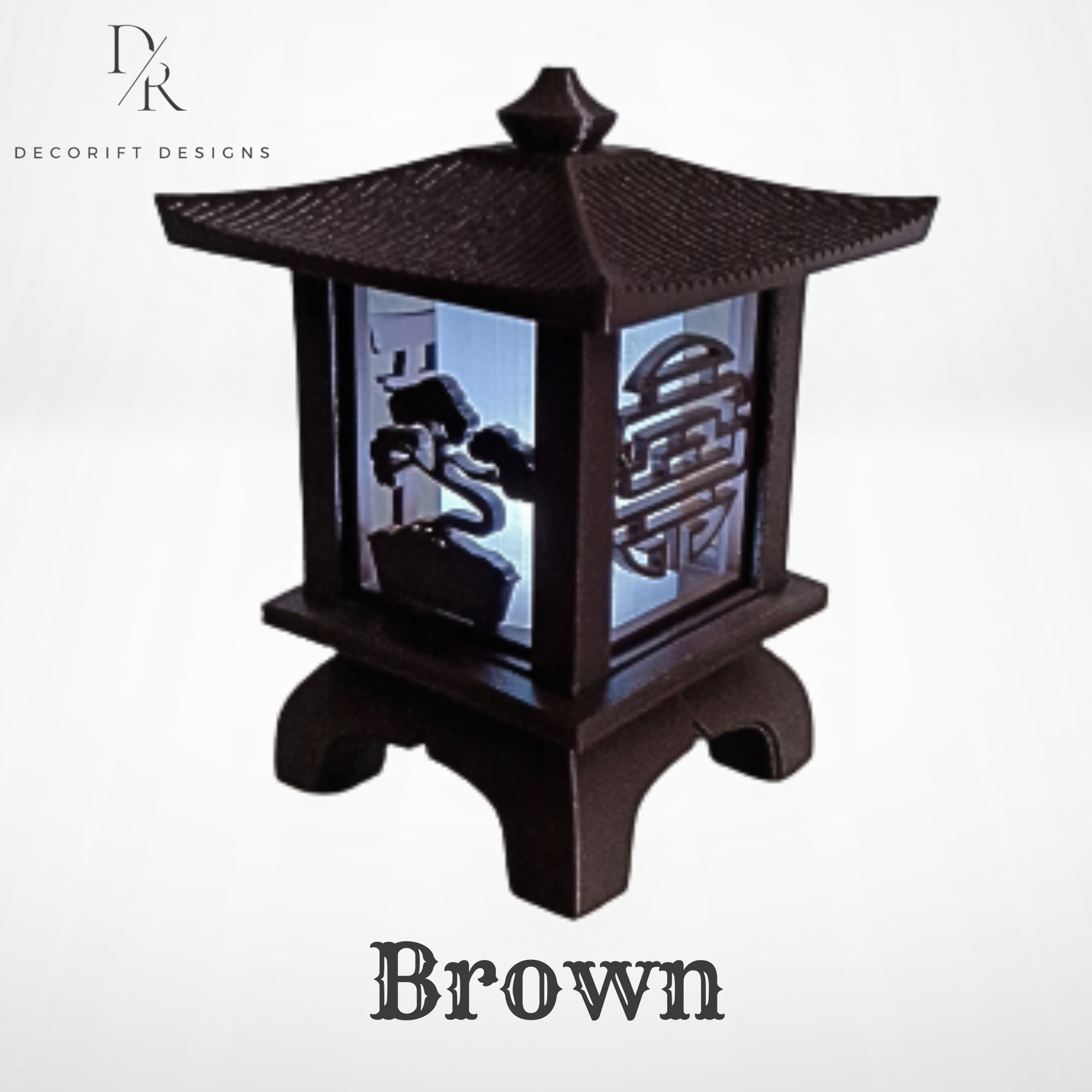 Japanese LED Lantern, 3D Print - Etsy