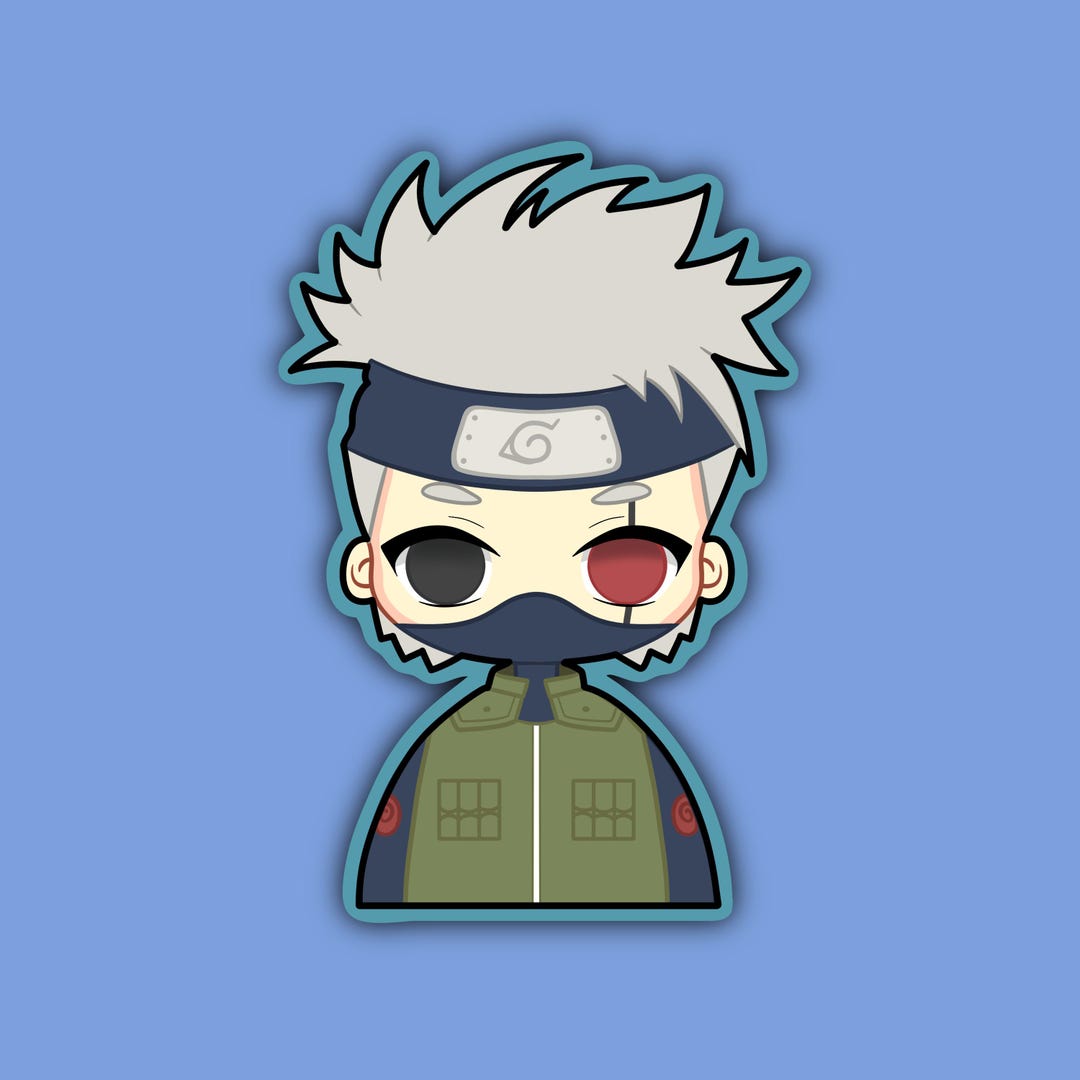 Naruto Shippuden - Kakashi Hatake (sticker) - Etsy