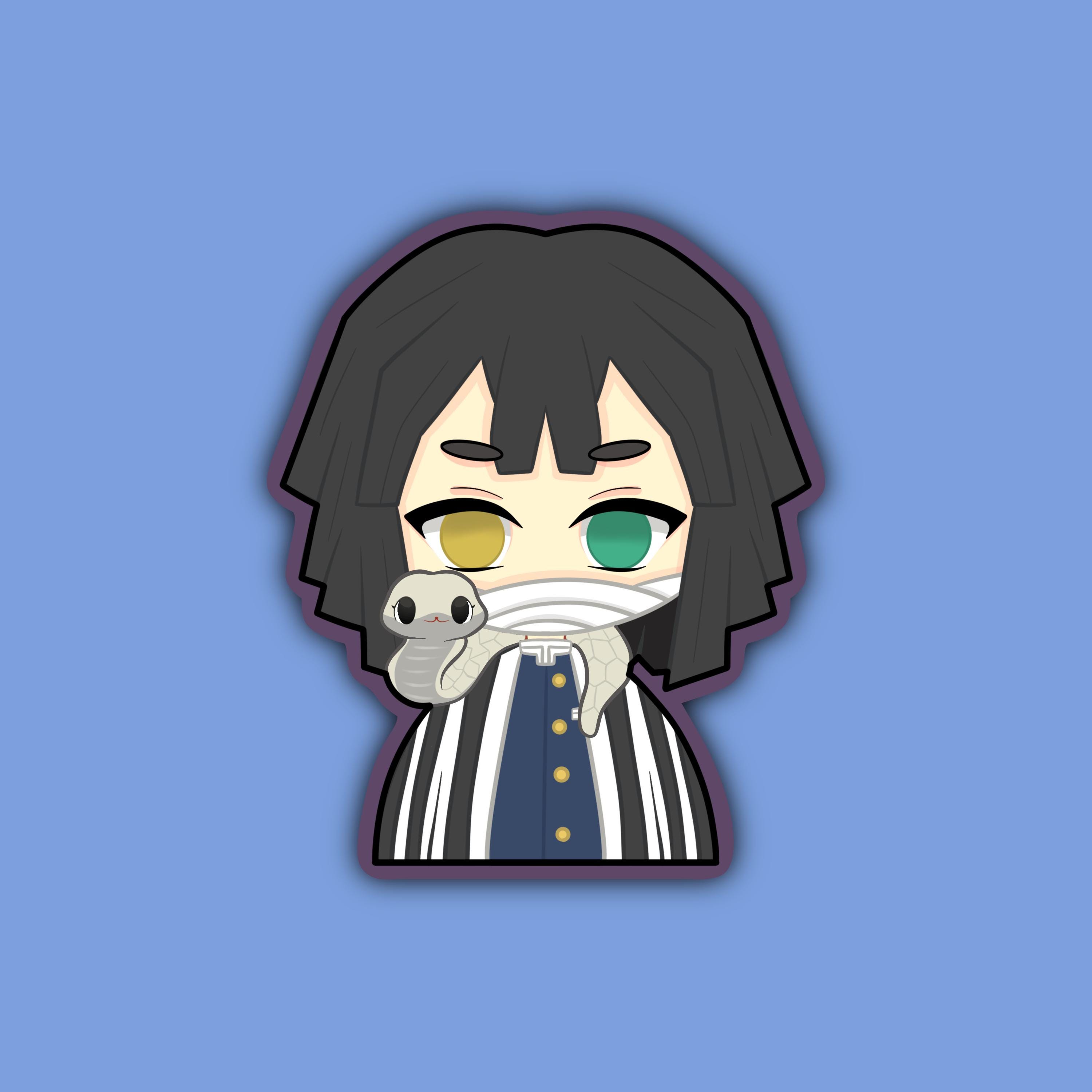 Demon Slayer - Obanai Iguro (sticker) - Etsy