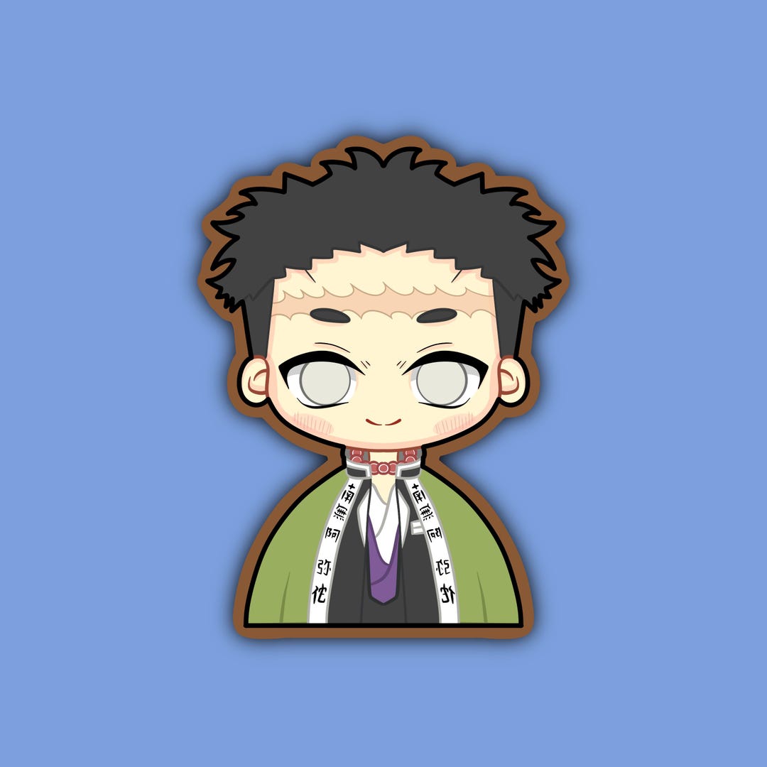 Demon Slayer - Gyomei Himejima (sticker) - Etsy
