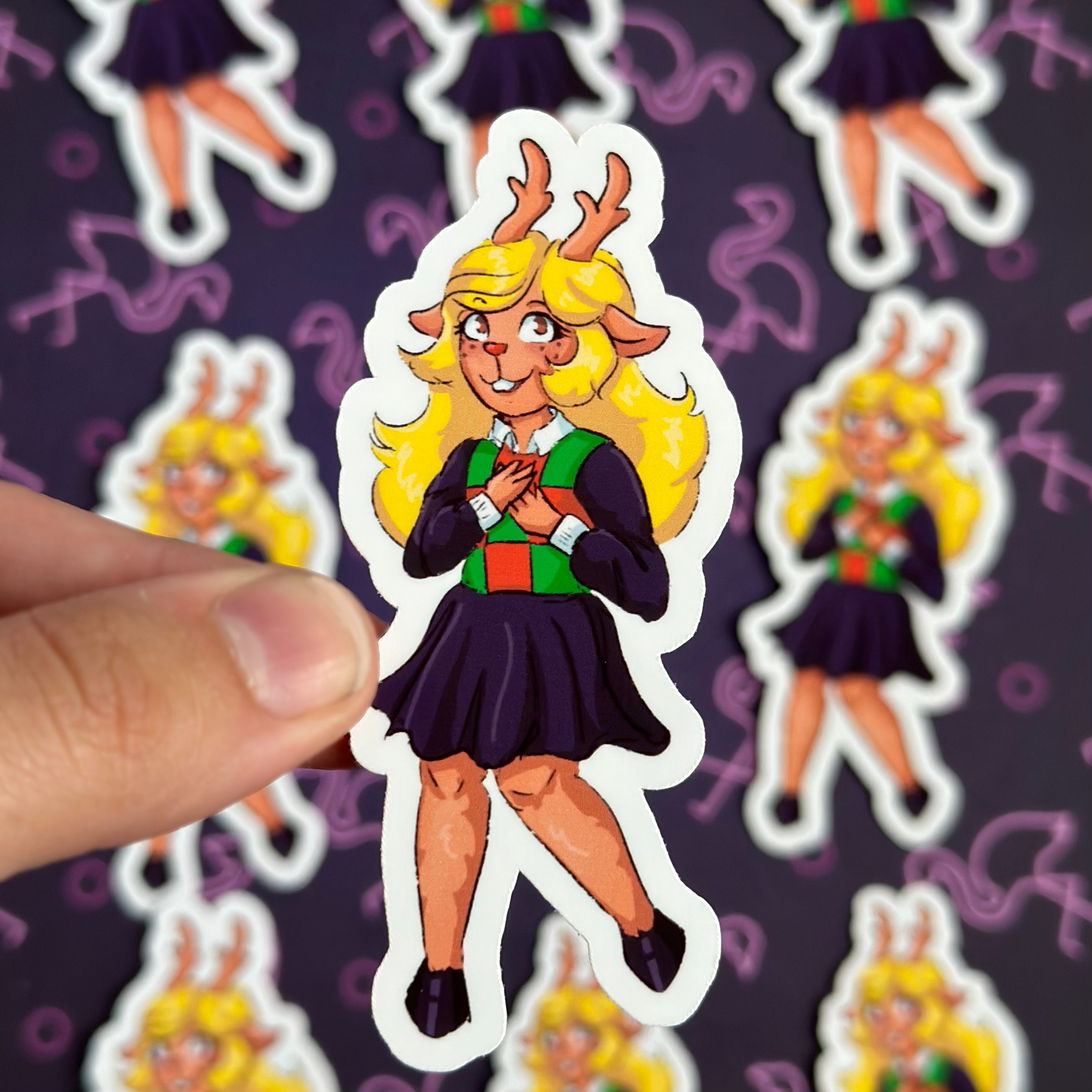 Deltarune Stickers || Lancer | Rouxls | Jevil | Noelle Holiday ...