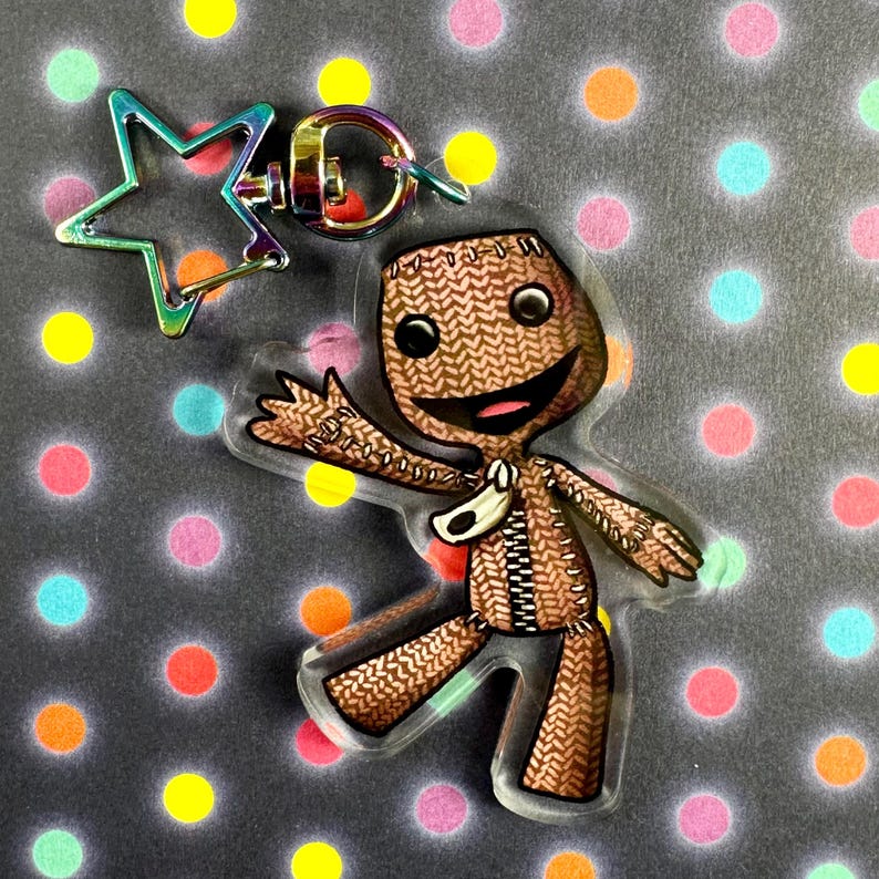 Little Big Planet 2.5" Acrylic Charms. Fan Made Merch - Etsy