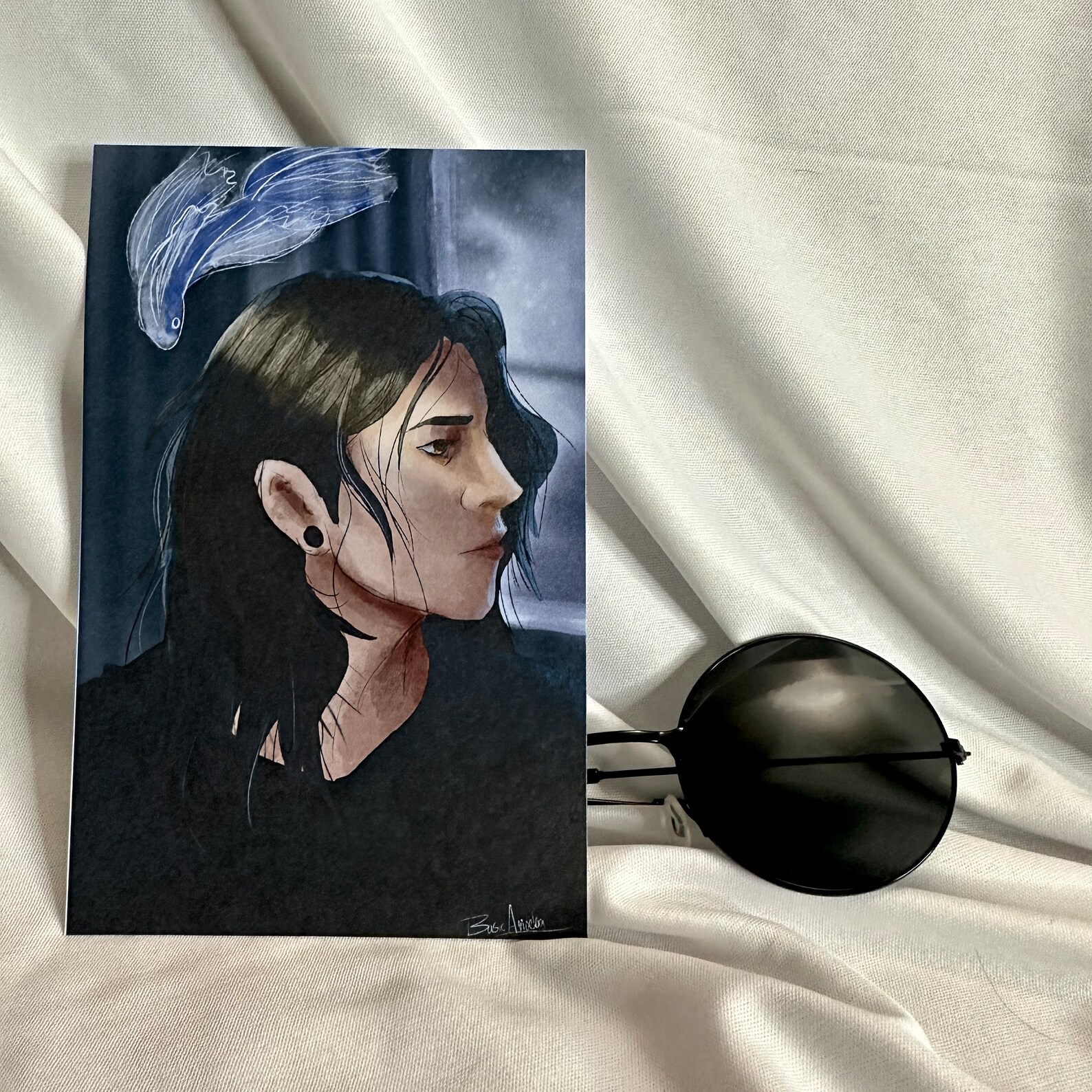 White Beta Fish JJK Art Print Fan Art - Etsy